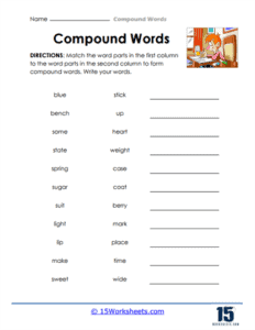 Compound Words Worksheets - 15 Worksheets.com