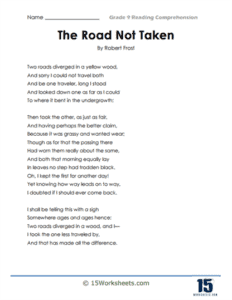 Grade 9 Reading Comprehension Worksheets - 15 Worksheets.com