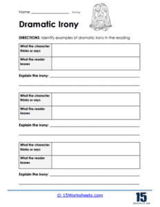 Irony Worksheets - 15 Worksheets.com