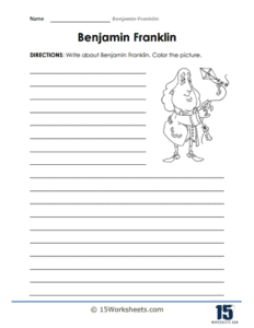 Benjamin Franklin Worksheets | Inventor & Statesman - 15 Worksheets.com
