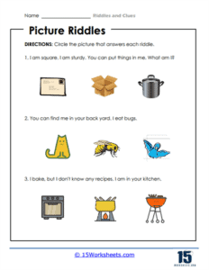Riddles and Clues Worksheets | Solving a Riddle - 15 Worksheets.com
