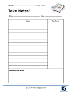 Study Skills Worksheets | Effective Routines For Success - 15 ...