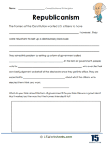 Constitutional Principles Worksheets - 15 Worksheets.com