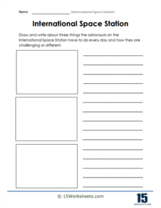 International Space Station Worksheets | ISS Missions - 15 Worksheets.com