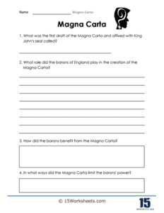 Magna Carta Worksheets - 15 Worksheets.com