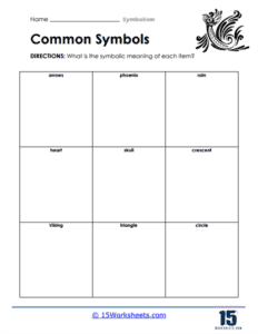 Symbolism Worksheets | Literary & Visual - 15 Worksheets.com