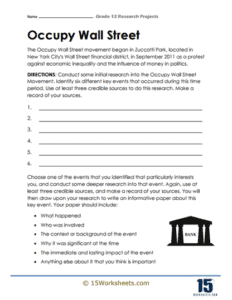 Grade 12 Research Projects Worksheets - 15 Worksheets.com