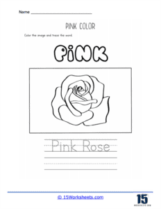 Pink Worksheets - 15 Worksheets.com