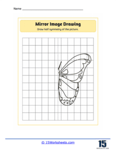 Mirror Images Worksheets | Pattern Skills - 15 Worksheets.com