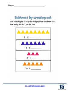 Subtract By Crossing Out Worksheets - 15 Worksheets.com