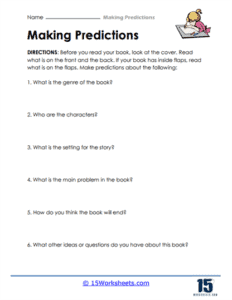 Making Predictions Worksheets - 15 Worksheets.com