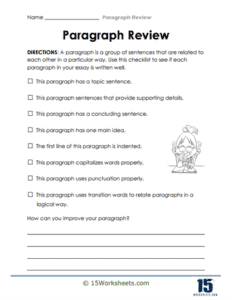 Paragraph Review Worksheets - 15 Worksheets.com