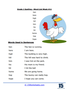 1st Grade Spelling Words Worksheets - 15 Worksheets.com