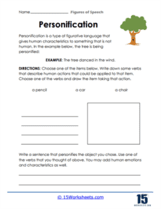 Figures of Speech Worksheets - 15 Worksheets.com