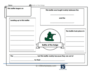 Battle of the Bulge Worksheets | Ardennes Conflict - 15 Worksheets.com