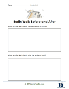 Berlin Wall Worksheets - 15 Worksheets.com