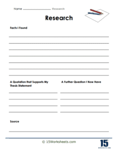 Research Worksheets - 15 Worksheets.com