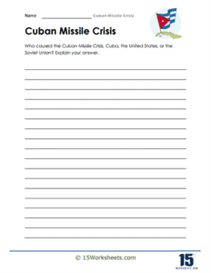 Cuban Missile Crisis Worksheets - 15 Worksheets.com
