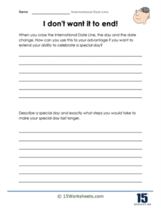 International Date Line Worksheets - 15 Worksheets.com