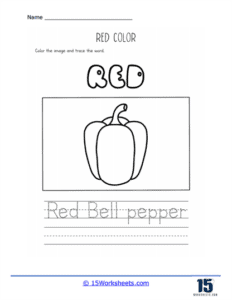 Red Worksheets | Color Recognition Activities - 15 Worksheets.com