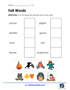 Fall Worksheets - 15 Worksheets.com