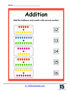 Adding Objects Worksheets - 15 Worksheets.com