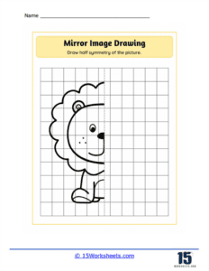 Mirror Images Worksheets | Pattern Skills - 15 Worksheets.com