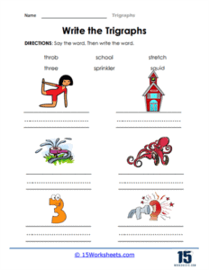 Trigraphs Worksheets - 15 Worksheets.com