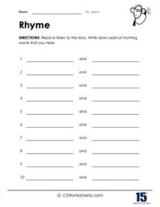 Dr. Seuss Worksheets - 15 Worksheets.com