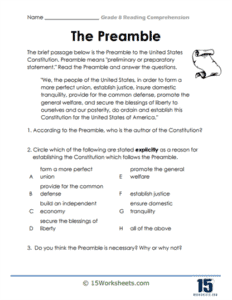 Grade 8 Reading Comprehension Worksheets - 15 Worksheets.com