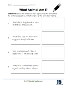 Who Am I? Worksheets | Critical Thinking - 15 Worksheets.com