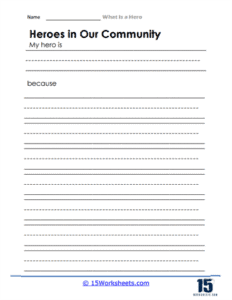 What Is a Hero Worksheets - 15 Worksheets.com