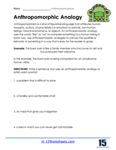 Anthropomorphism Worksheets - 15 Worksheets.com