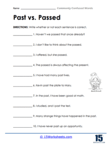 Commonly Confused Words Worksheets - 15 Worksheets.com