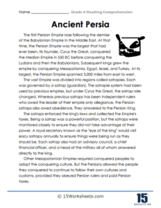 Grade 6 Reading Comprehension Worksheets - 15 Worksheets.com