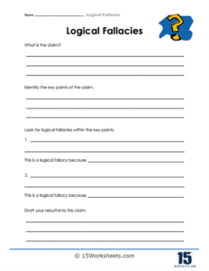 Logical Fallacies Worksheets | Figurative Language - 15 Worksheets.com