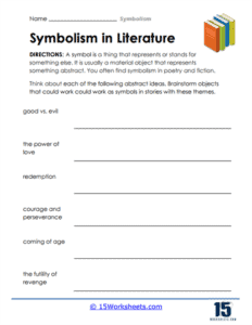 Symbolism Worksheets | Literary & Visual - 15 Worksheets.com