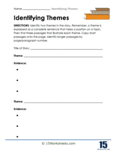 Identifying Themes Worksheets - 15 Worksheets.com