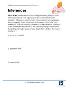 Inferences Worksheets - 15 Worksheets.com