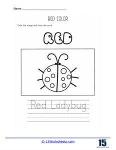 Red Worksheets | Color Recognition Activities - 15 Worksheets.com