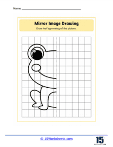 Mirror Images Worksheets | Pattern Skills - 15 Worksheets.com