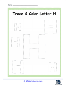 Letter H Worksheets | Alphabet Skills - 15 Worksheets.com
