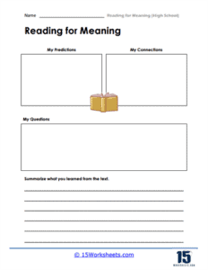 Reading for Meaning Worksheets - 15 Worksheets.com