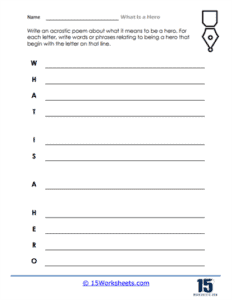 What Is a Hero Worksheets - 15 Worksheets.com