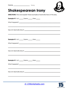 Irony Worksheets - 15 Worksheets.com