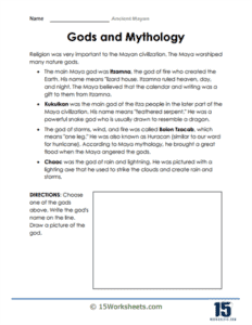 Ancient Mayan Worksheets - 15 Worksheets.com