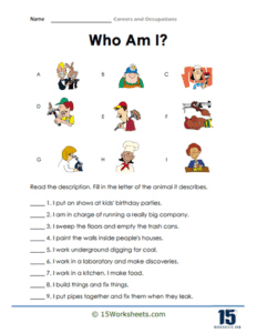 Careers and Occupations Worksheets | Understand Work Roles - 15 ...