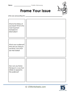 Public Advocacy Worksheets - 15 Worksheets.com