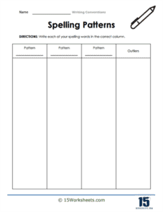 Writing Conventions Worksheets - 15 Worksheets.com