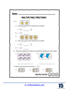 Multiplying Fractions Worksheets | Collection - 15 Worksheets.com